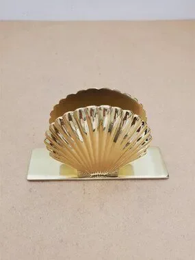 Other | Vintage Napkin Or Letter Holder Mid Century 5s Metal Shell ...